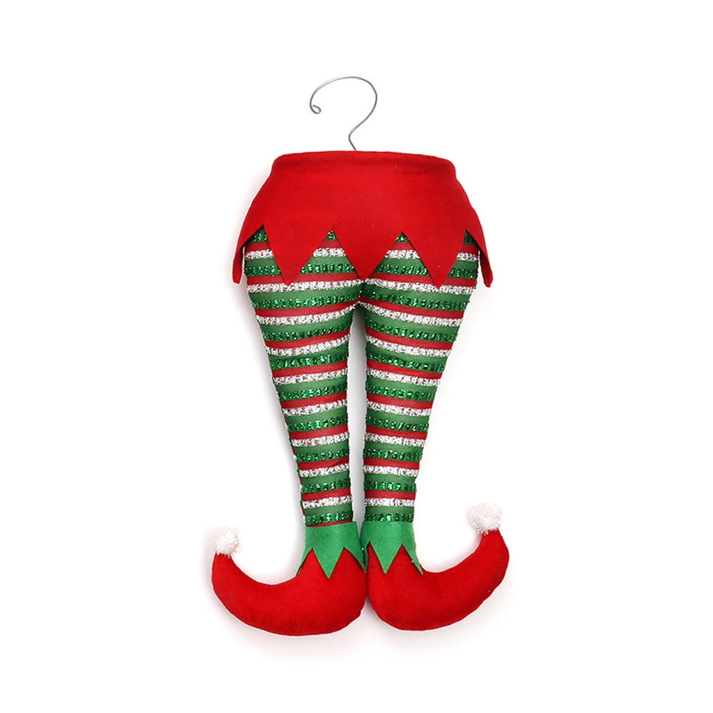ZPAQI Elf Legs Christmas Decorations Stuffed Elf Legs Christmas Tree ...