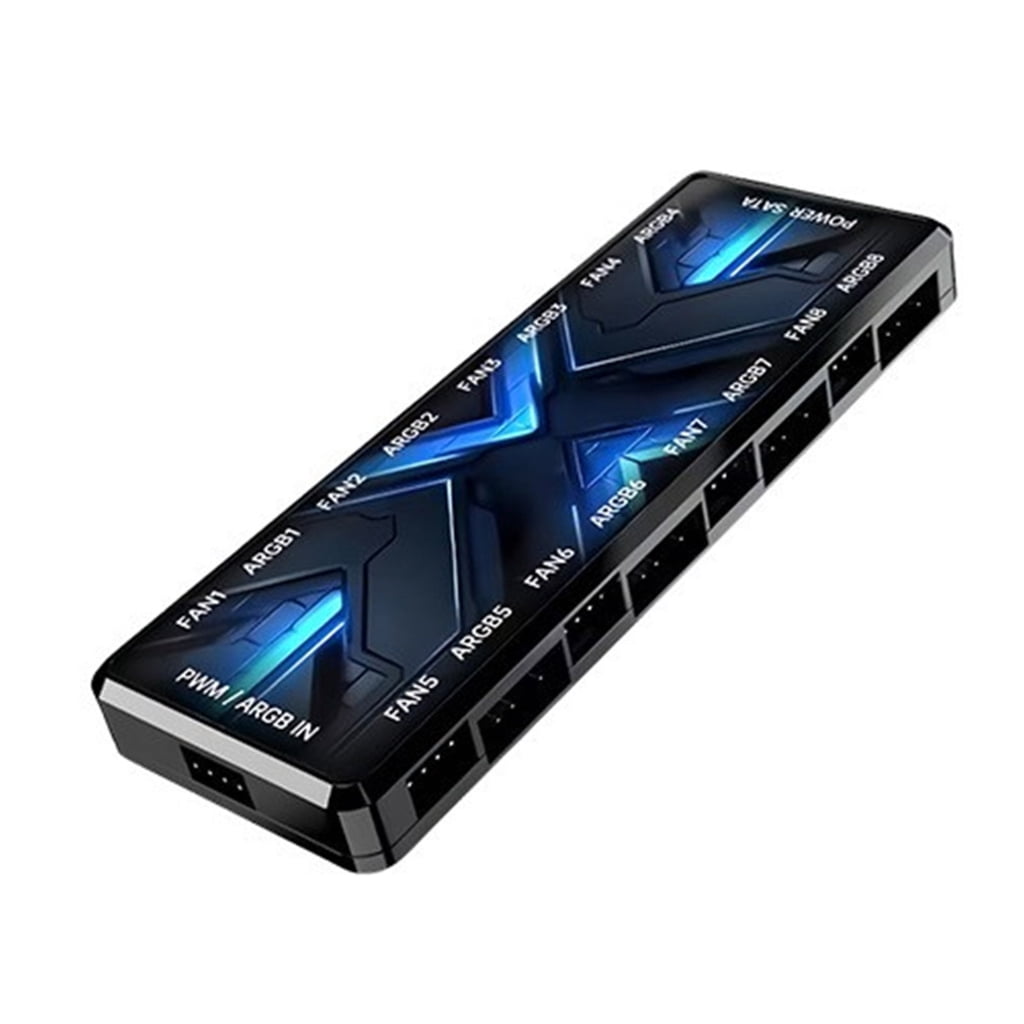 ZPAQI Expandables ARGB PWM PC Fan Hubs for Efficient Cooling with ...