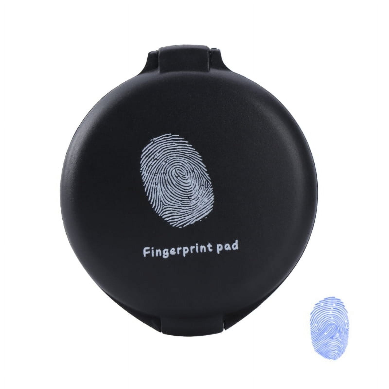 ZPAQI Fingerprint Ink Pad Thumbprint Ink Pad Notary Supplies Easy to ...