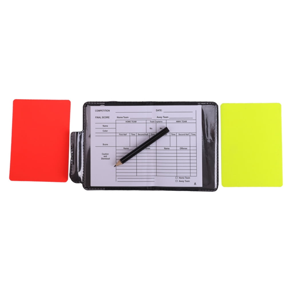 ZPAQI Football Referee Kits for Football Soccer Sports with Scorebooks ...