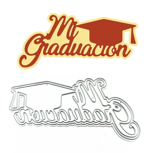 ZPAQI Graduation Hat Cutting Dies Metal Die Cuts for DIY Scrapbooking ...