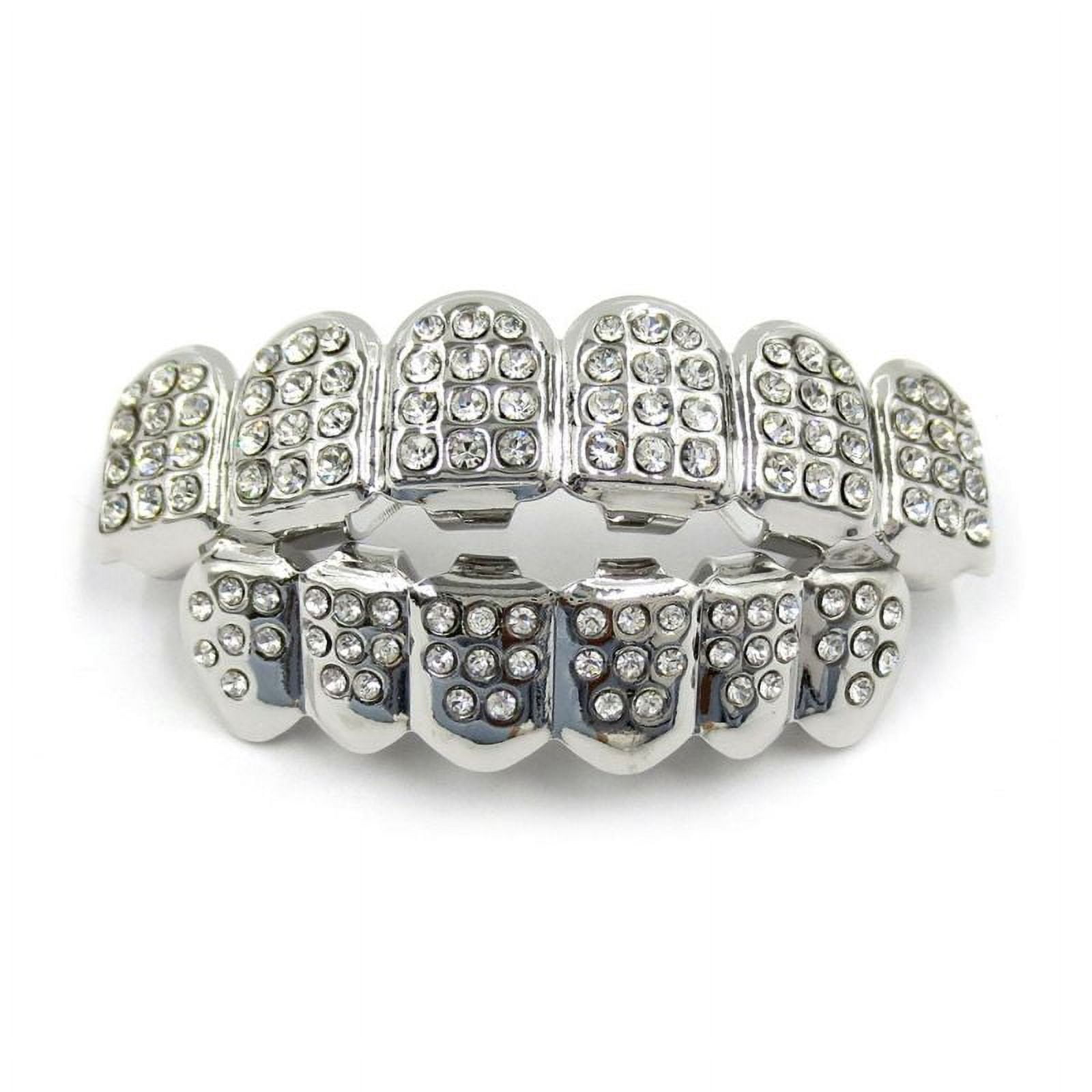 ZPAQI Hip Hop Teeth Grills Decorative Braces with for Teeth Rapper ...