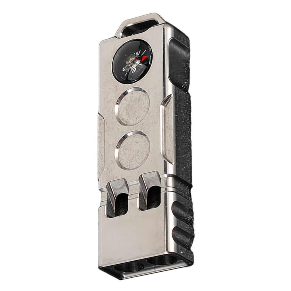 ZPAQI Keychains Whistle Hikings Camping Whistle Titanium Emergency ...