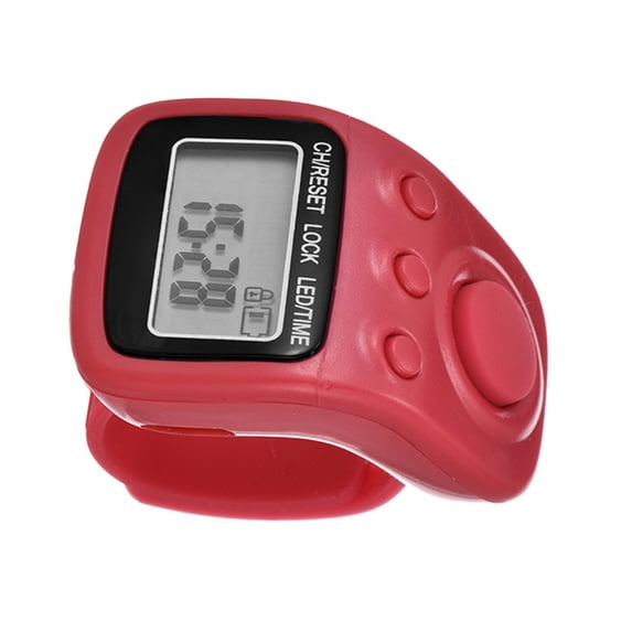ZPAQI LED Finger Tally Counter Digital Electronic Tasbeeh Counter ...