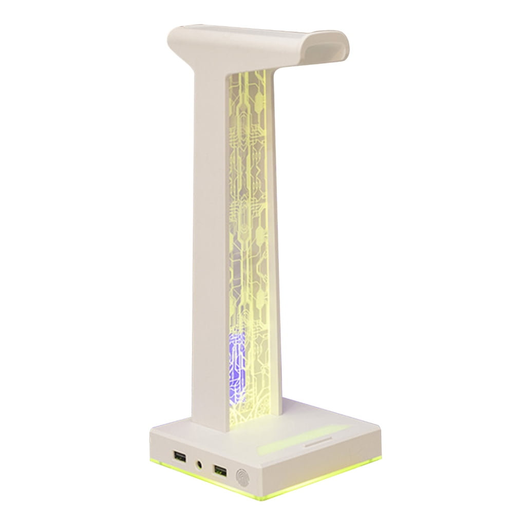 ZPAQI LED Headphone Stand USB Charger Gaming Headset Holder Hanger Rack ...