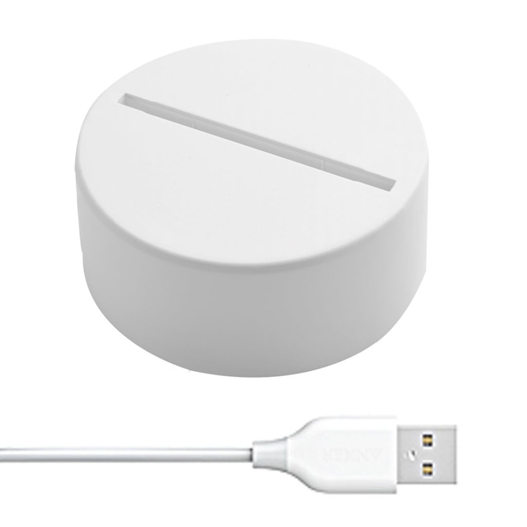 ZPAQI LED Light Lamp Base for 3D Crystal Glass Resin Art Display Stand ...