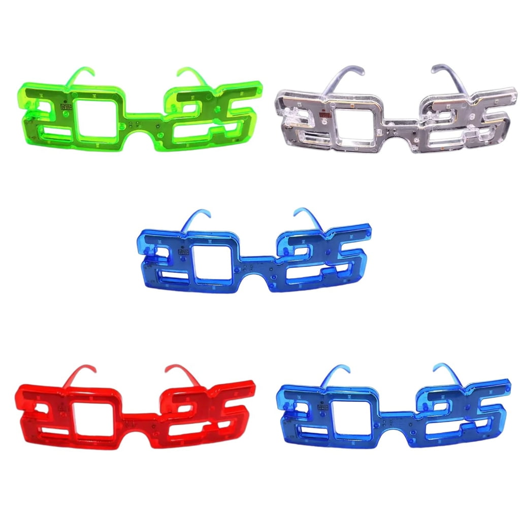 ZPAQI LED Light Up Glasses 2025 LED Graduation Eyeglasses Flashing ...