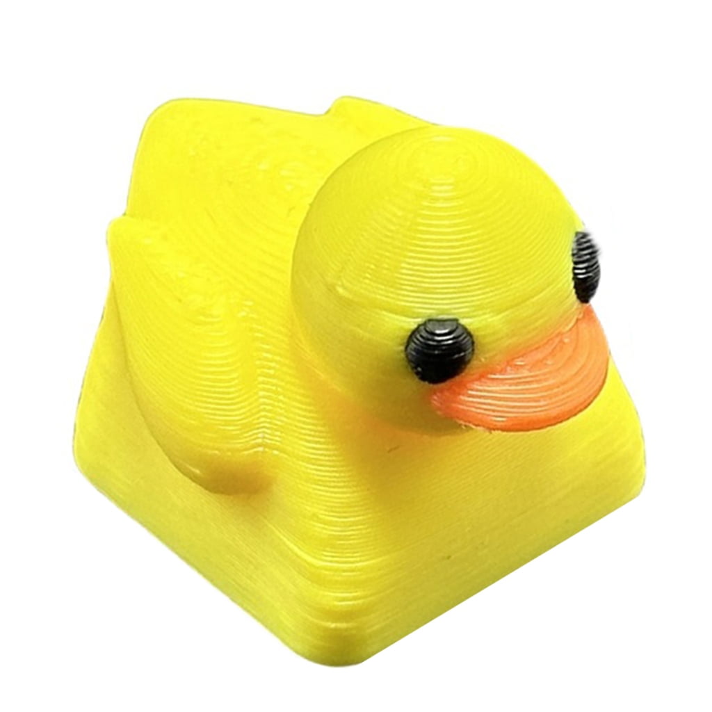 ZPAQI Lovely Resin Yellow Duck Keycap with Comfortable Typing for ...