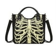 ZPAQI Luminous Gothic Skeleton Bones Skulls Bags Female Halloween ...