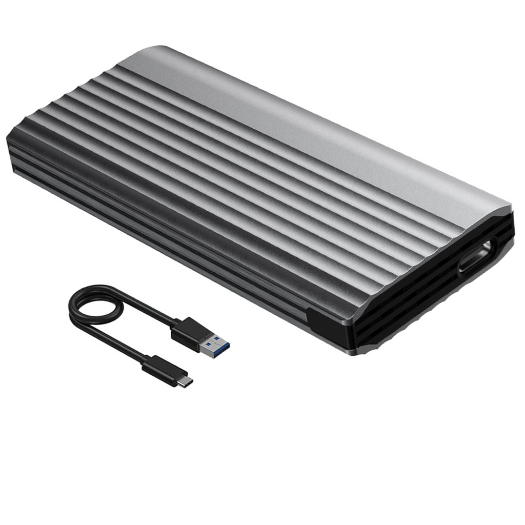 ZPAQI M.2 /NVME Solid Disk Enclosure USB3.1 Gen 2 10Gbps Metal External ...