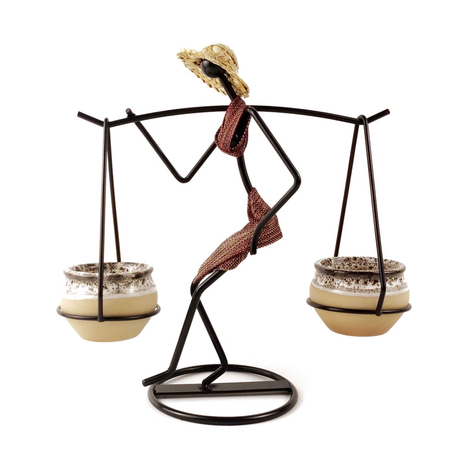 ZPAQI Mini Flower Pot Dai People Teenager Girl Resist the Rack in ...