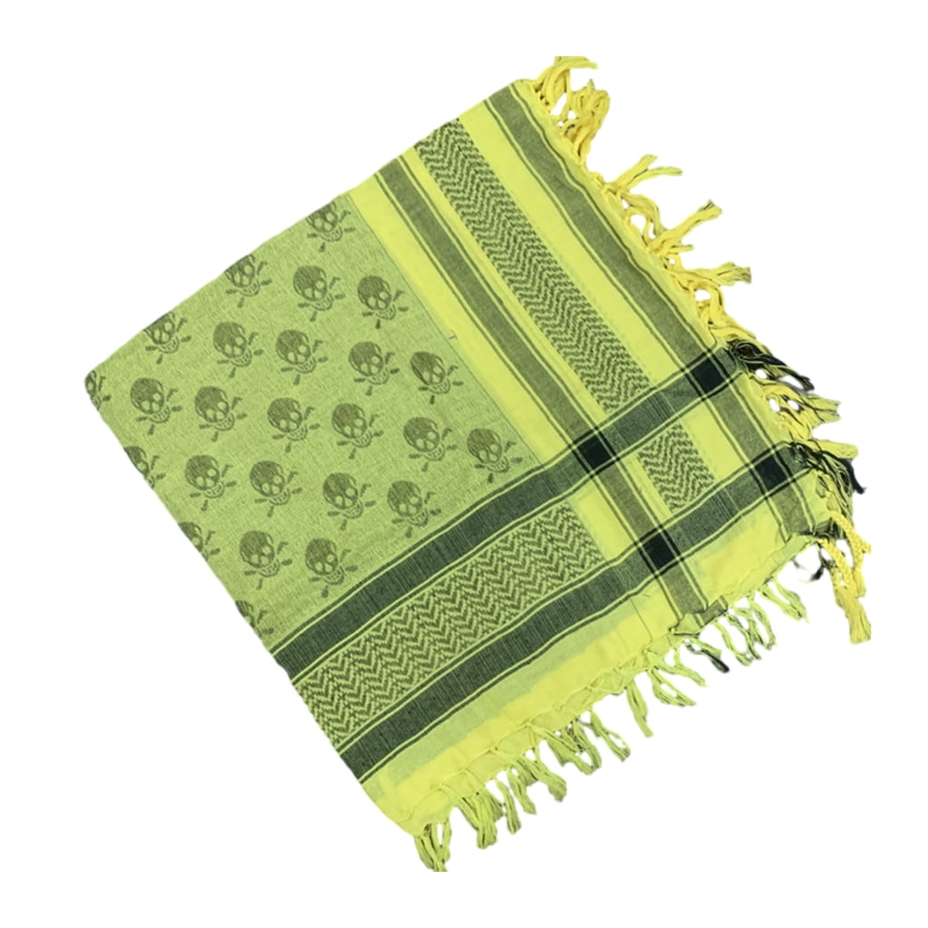 ZPAQI Pattern Shemagh Scarf Keffiyeh Arab Head Wrap Square Shawl with ...