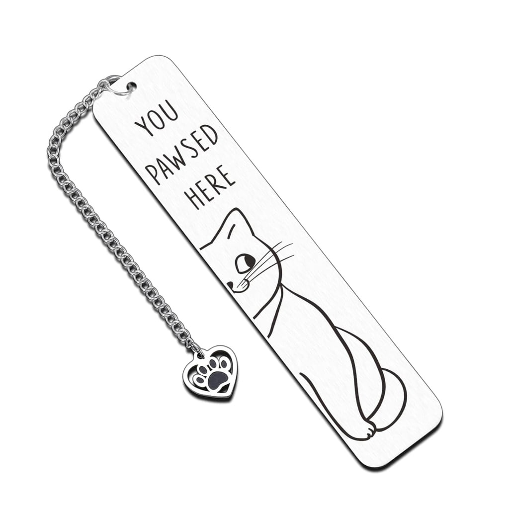 ZPAQI Pendant Bookmarks Cats Bookmarks Book Page Divider for Teacher ...