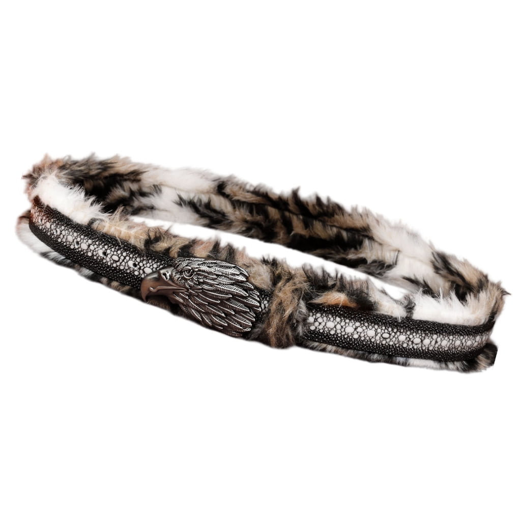 ZPAQI Plush Belt for Men Women Vintage Eagle Buckle Jeans Belt Ethnic ...