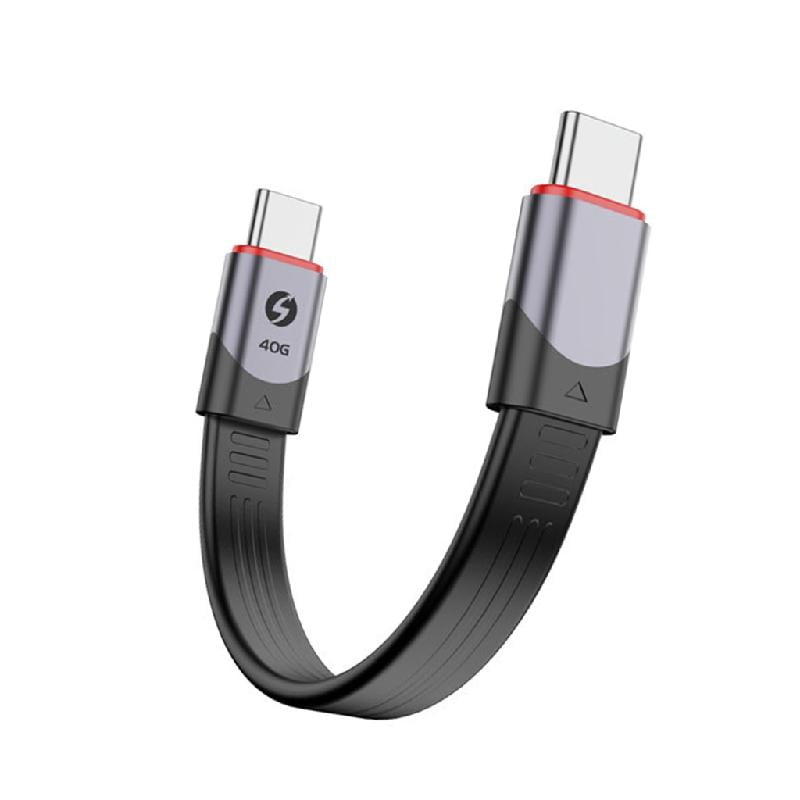 ZPAQI Pocket Size USB4 Data Cable 15cm Length, Soft FPC Flexibility ...