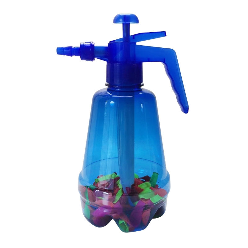 ZPAQI Pump Station Balloon Filler Inflator with 500 Water Balloon for ...