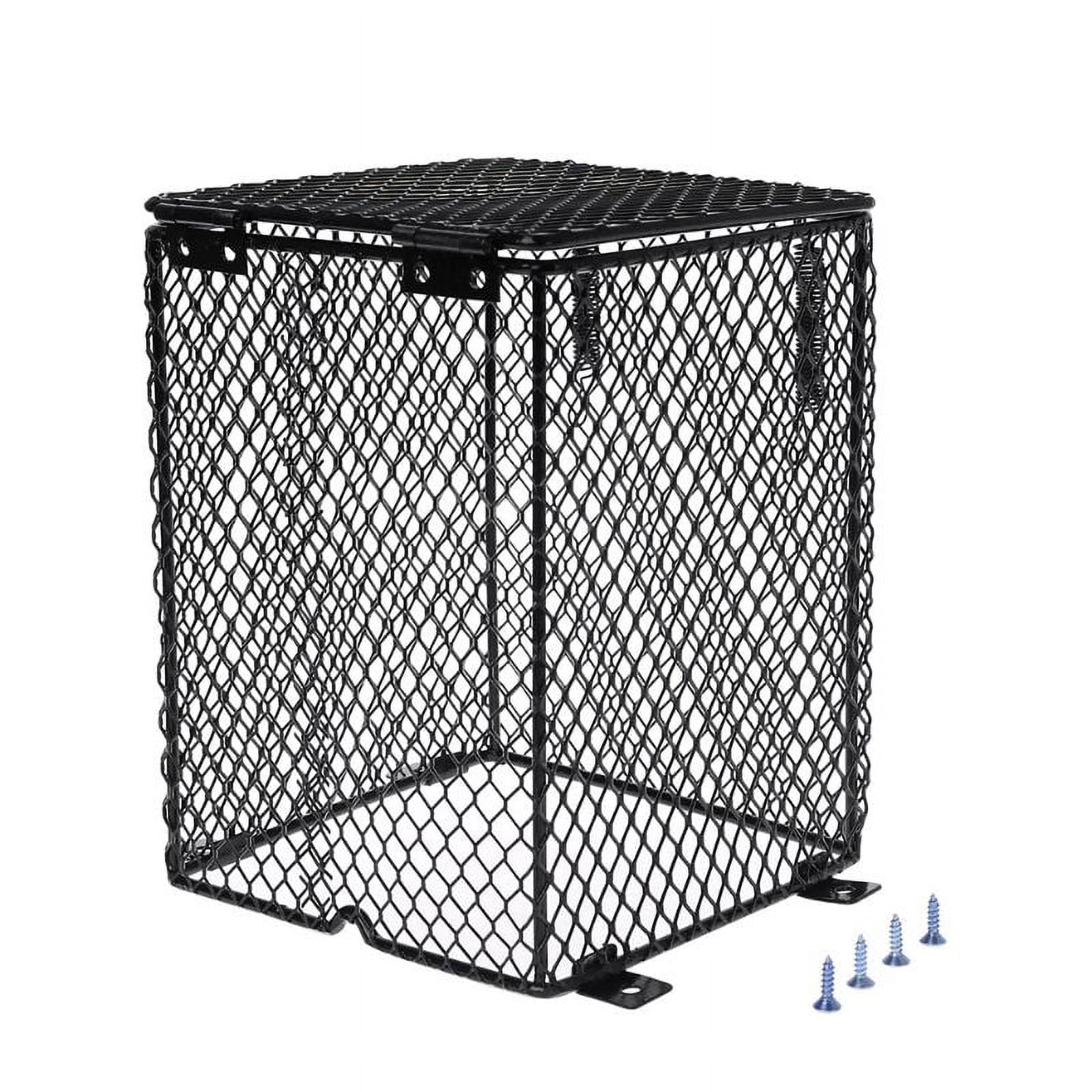 ZPAQI Reptiles Heat Bulb Guard Ceramic Heating Lamp Mesh Cover for ...