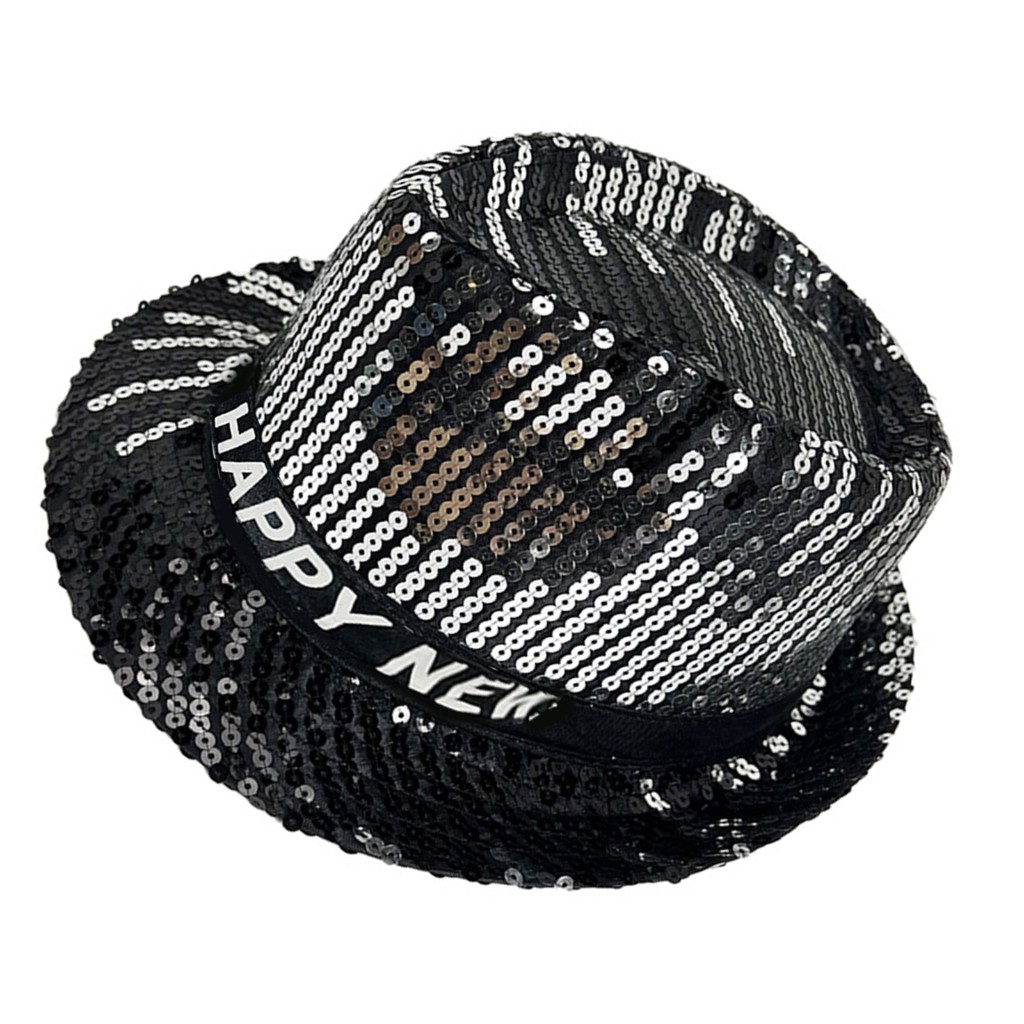 ZPAQI Sequined Hat Stage Performances Hat Dancing Hat New Year Eve ...