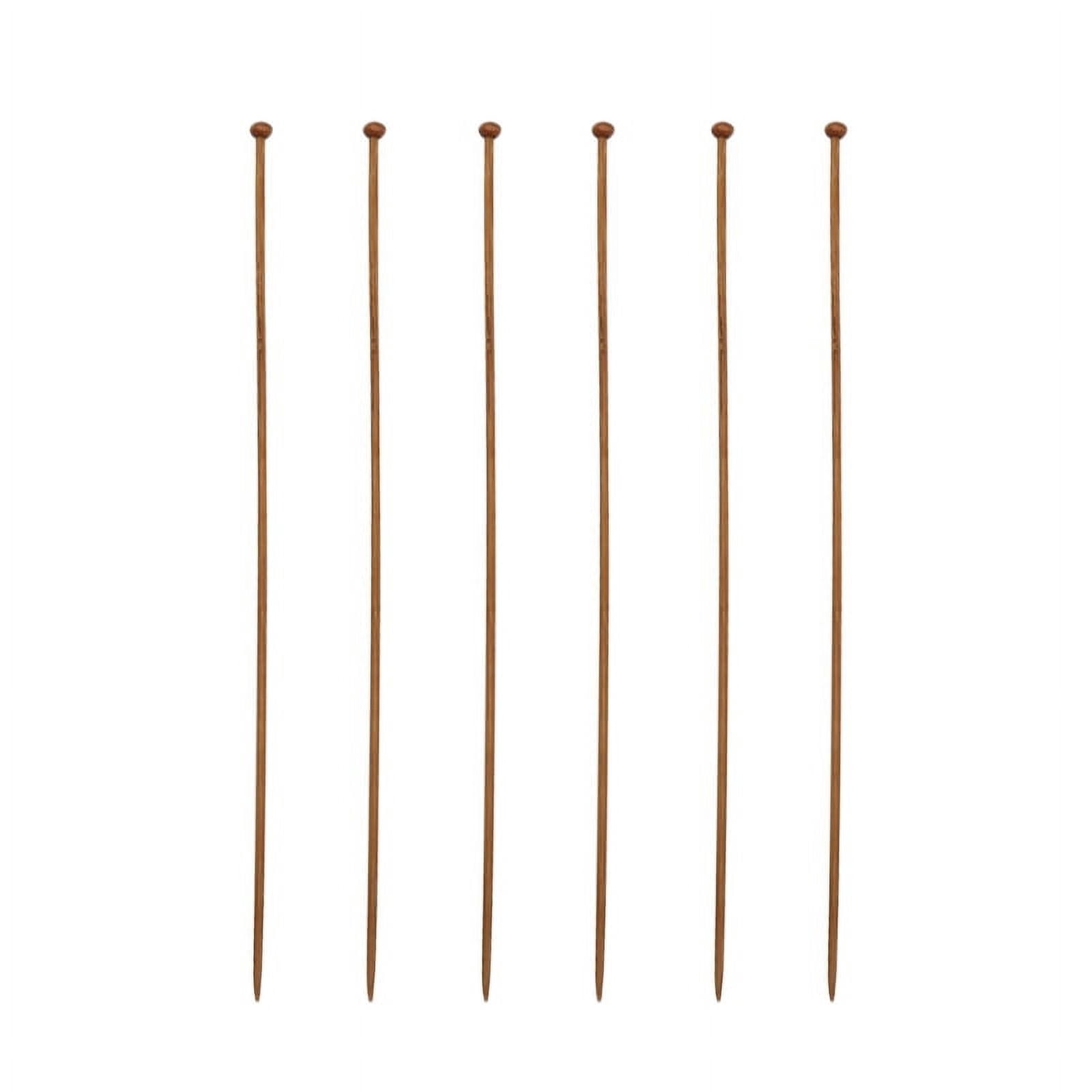 ZPAQI Set of 6 Bamboo Crochet Hooks for Beginner, Handcrafted Knitting ...