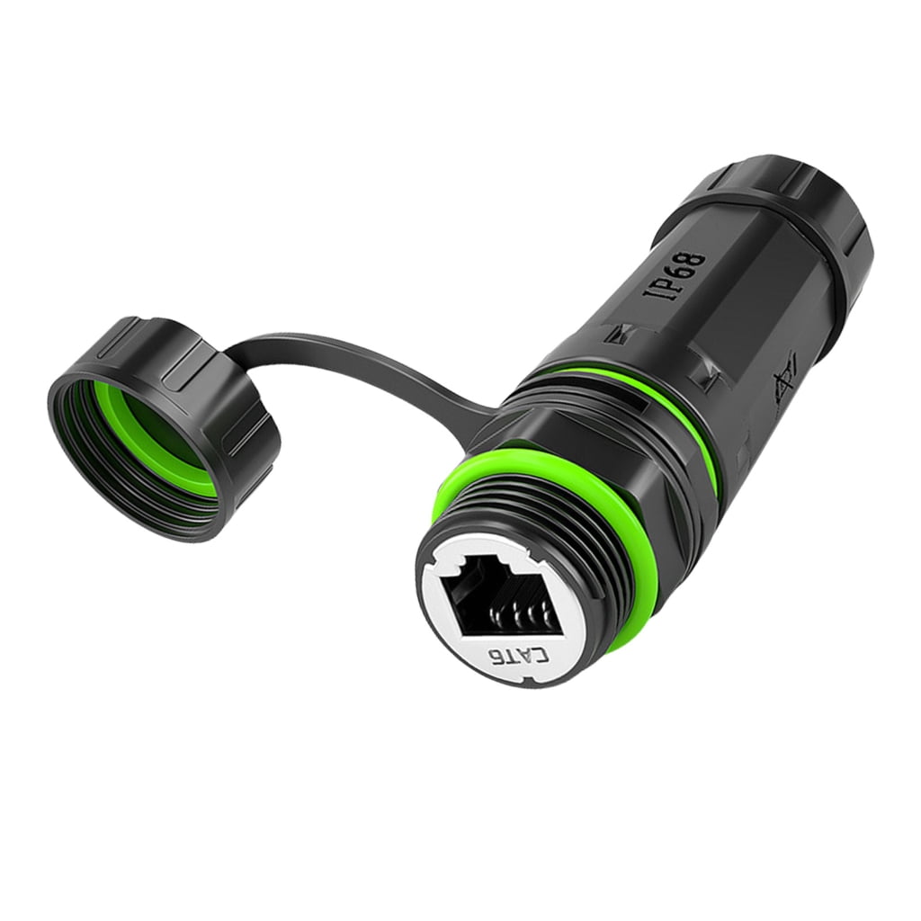 ZPAQI Speed Data Transfer RJ45 Coupler Ethernet Cable Extender Weather ...