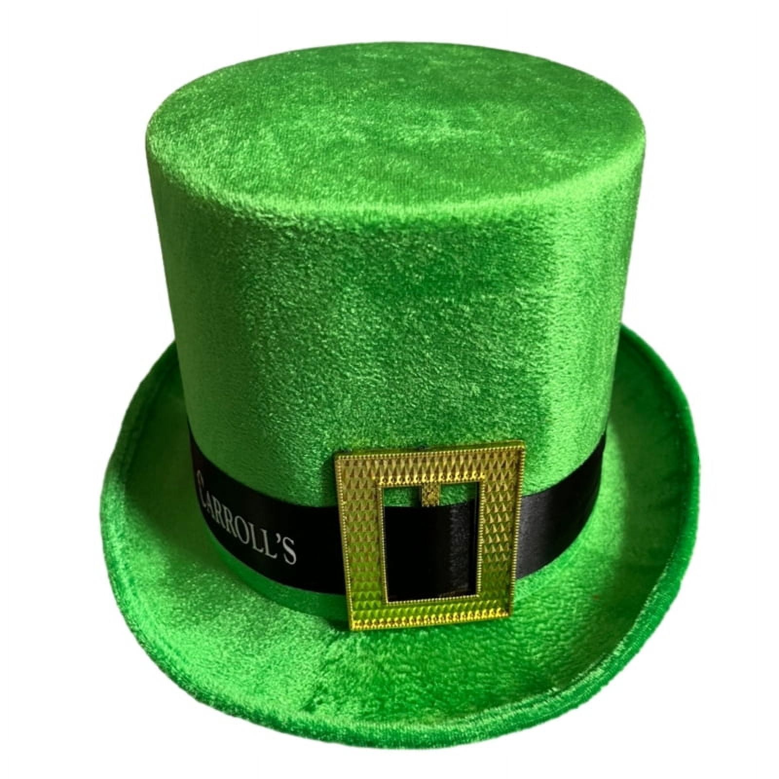 ZPAQI StPatrick Day Green Cap Festival Decoration Fedora Hat Irish ...