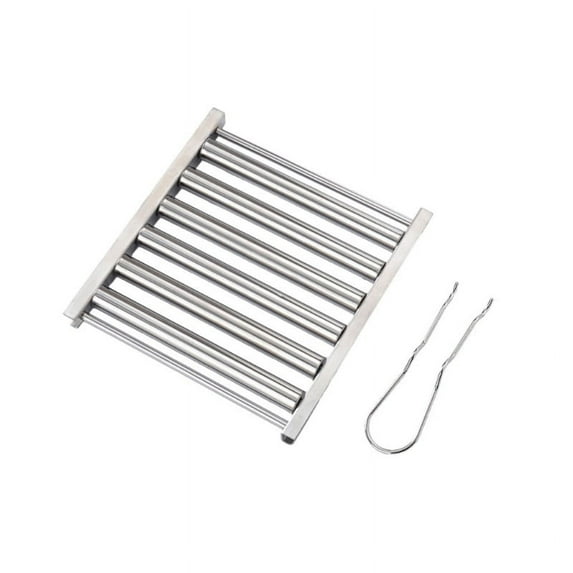 ZPAQI Stainless Steel Barbecue Hot Dog Rack Sausage Grills Rack for ...