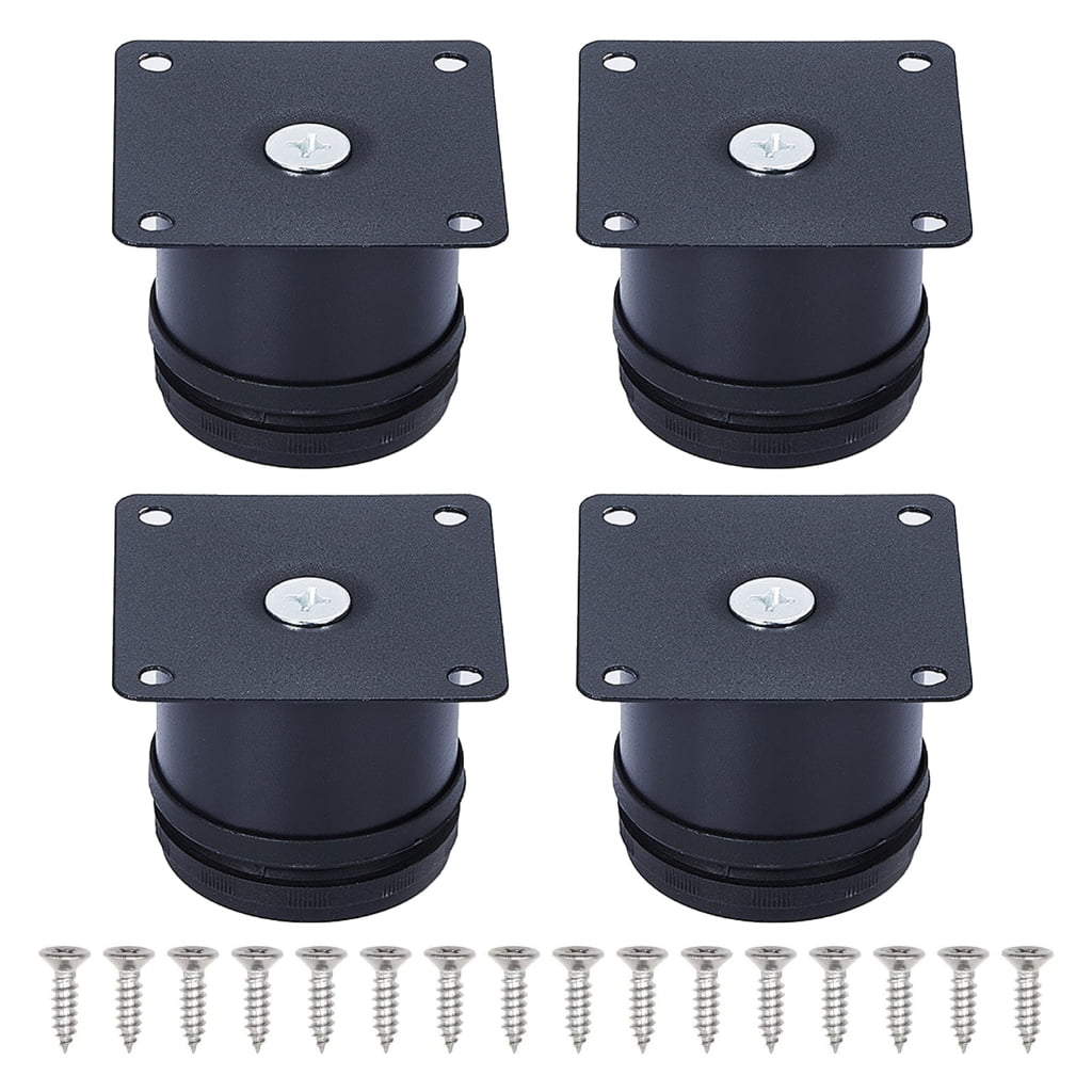 ZPAQI Stainless Steel Cabinet Legs Round Replacement Metal Desk Legs ...