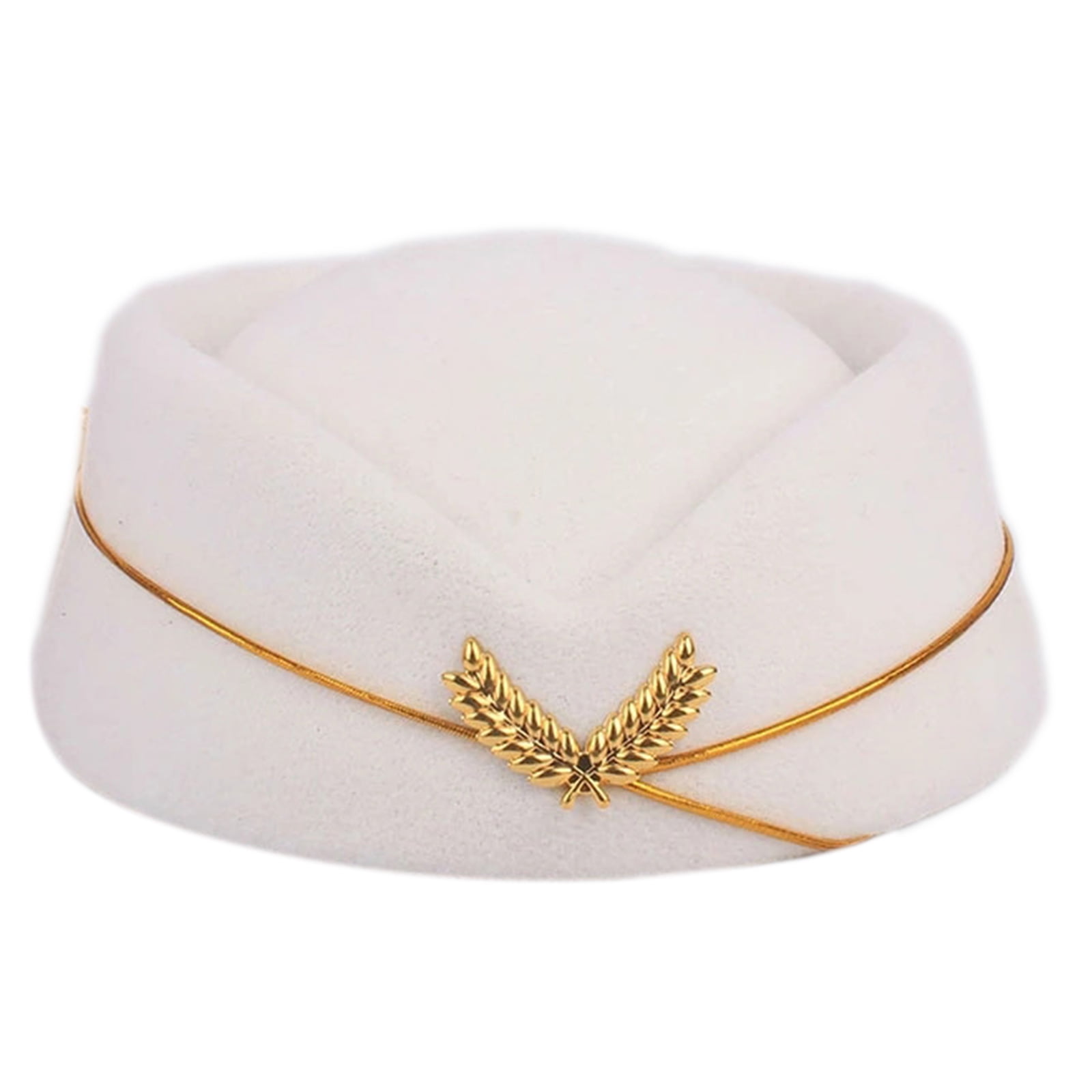 ZPAQI Stewardess Hat Beret Hat Women Air Hostesses Hat Party Hats ...