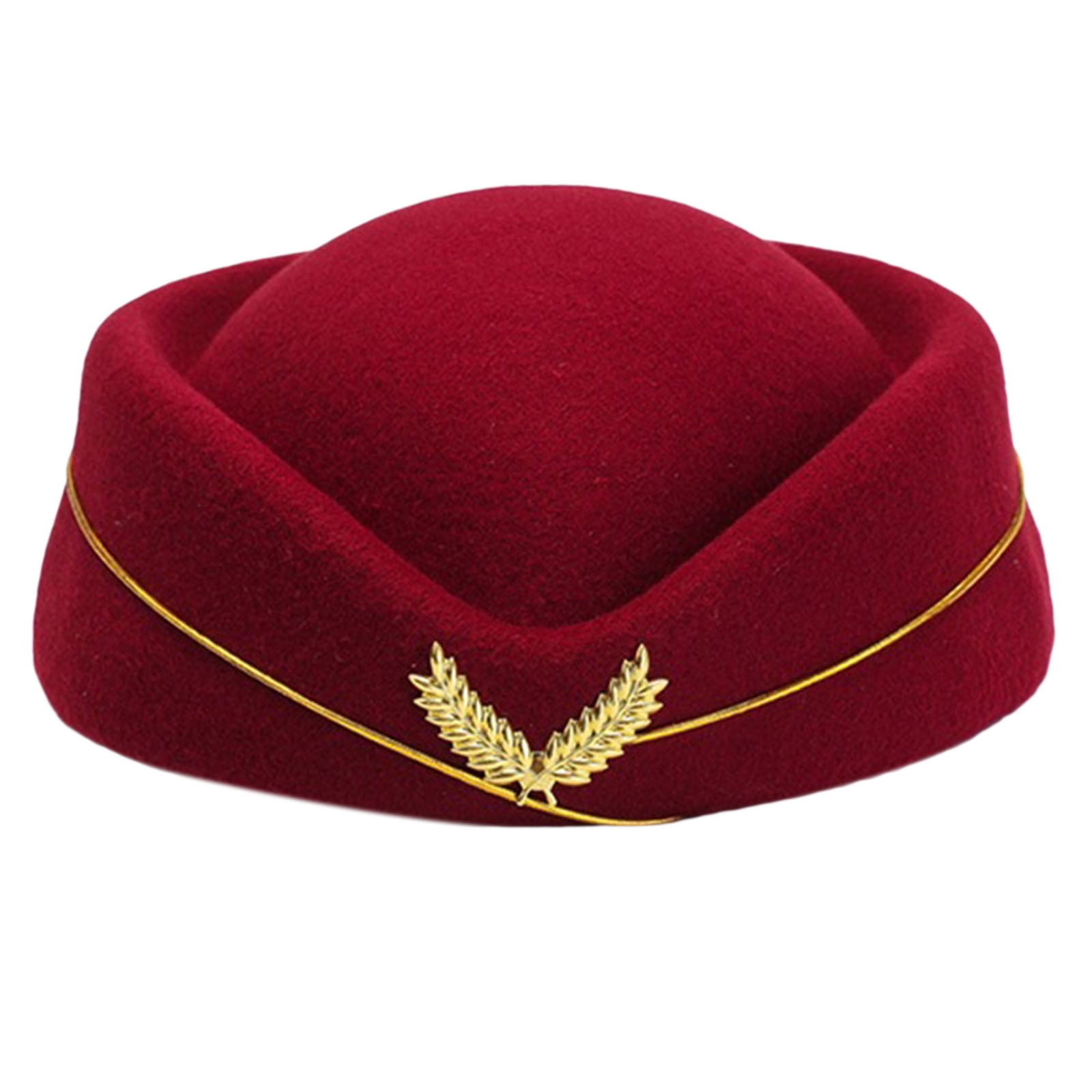 ZPAQI Stewardess Hat Beret Hat Women Air Hostesses Hat Party Hats ...