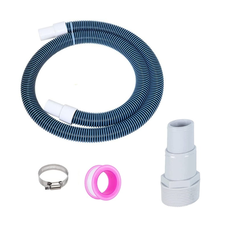 ZPAQI Swimming Pool Pipe Pool Pump Replacement Hose With Clips Summer ...