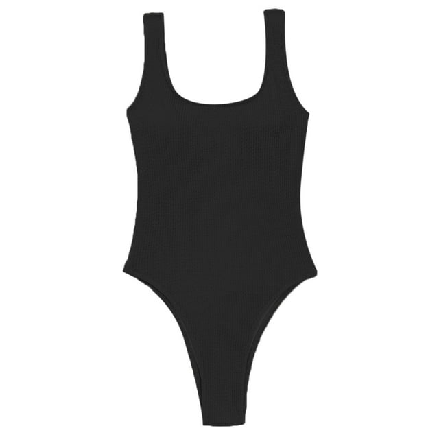 Zpaqi Swimsuit Monokini Bodysuit Swimwear Backless Bathing Suit
