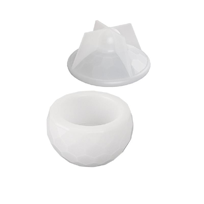 ZPAQI Trapezoid Container Silicone Mold Epoxy Resin Molds DIYs Storage ...