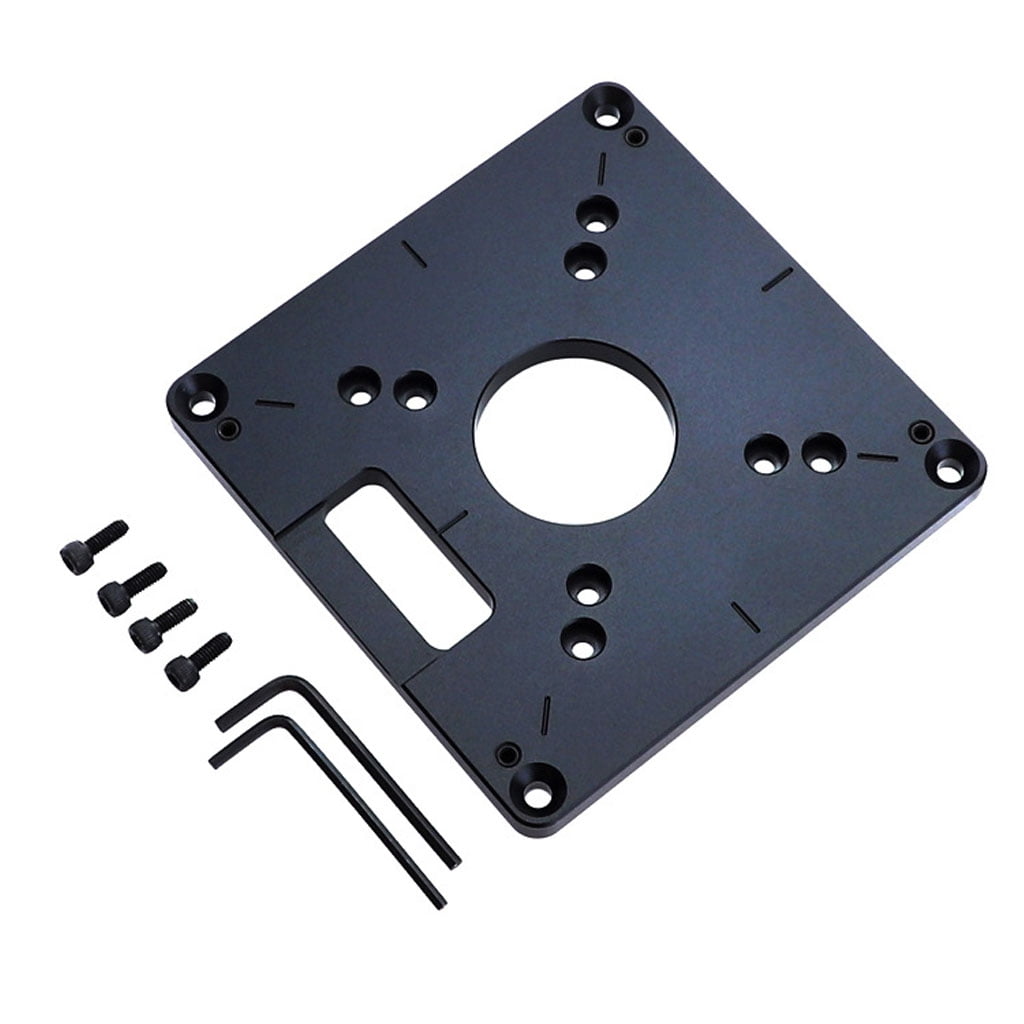 ZPAQI Universal RT0700C Aluminum Router Table Insert Plate Trimming ...
