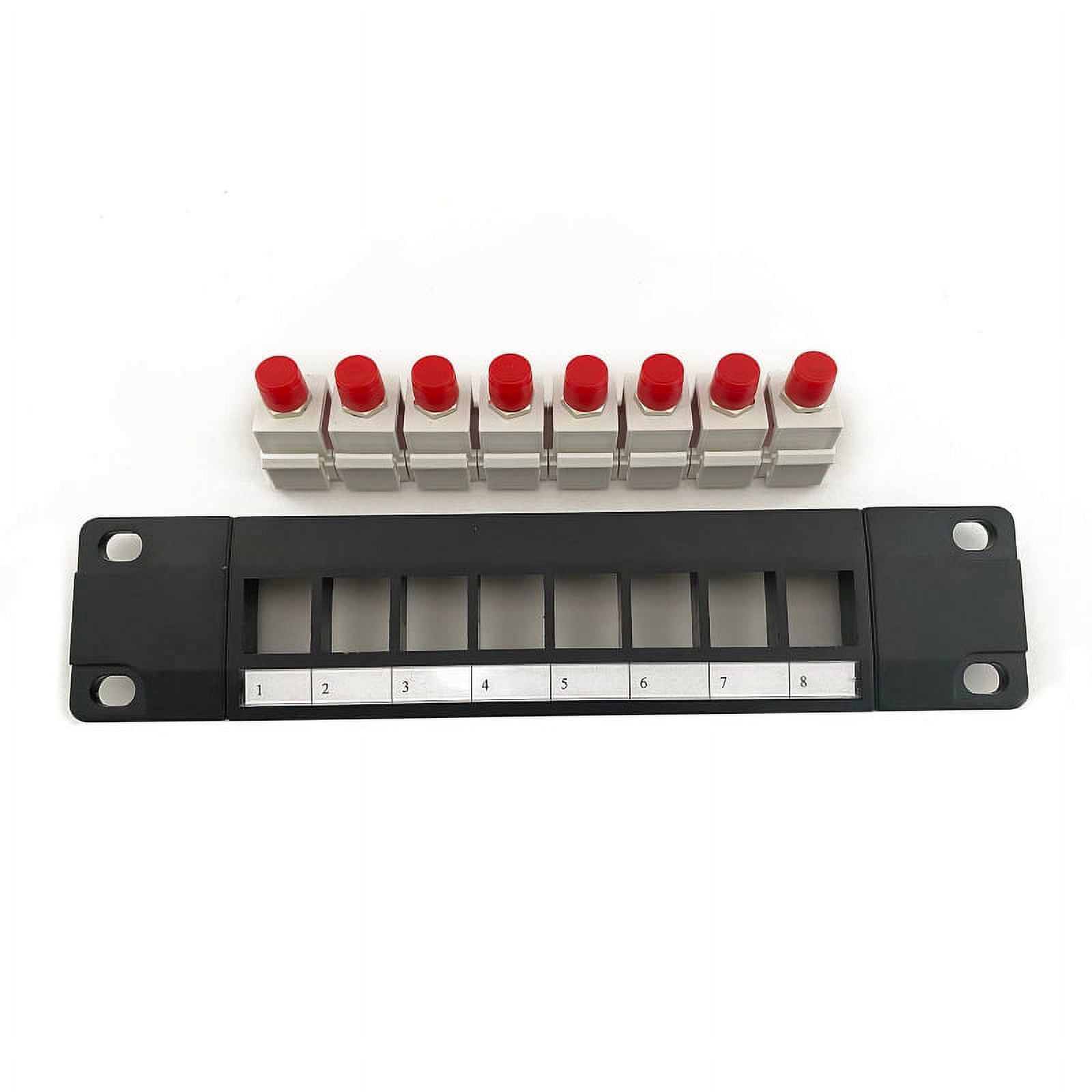 ZPAQI Wallmount or Rackmount 1U Ethernet Patch Panel Punch Down Block ...