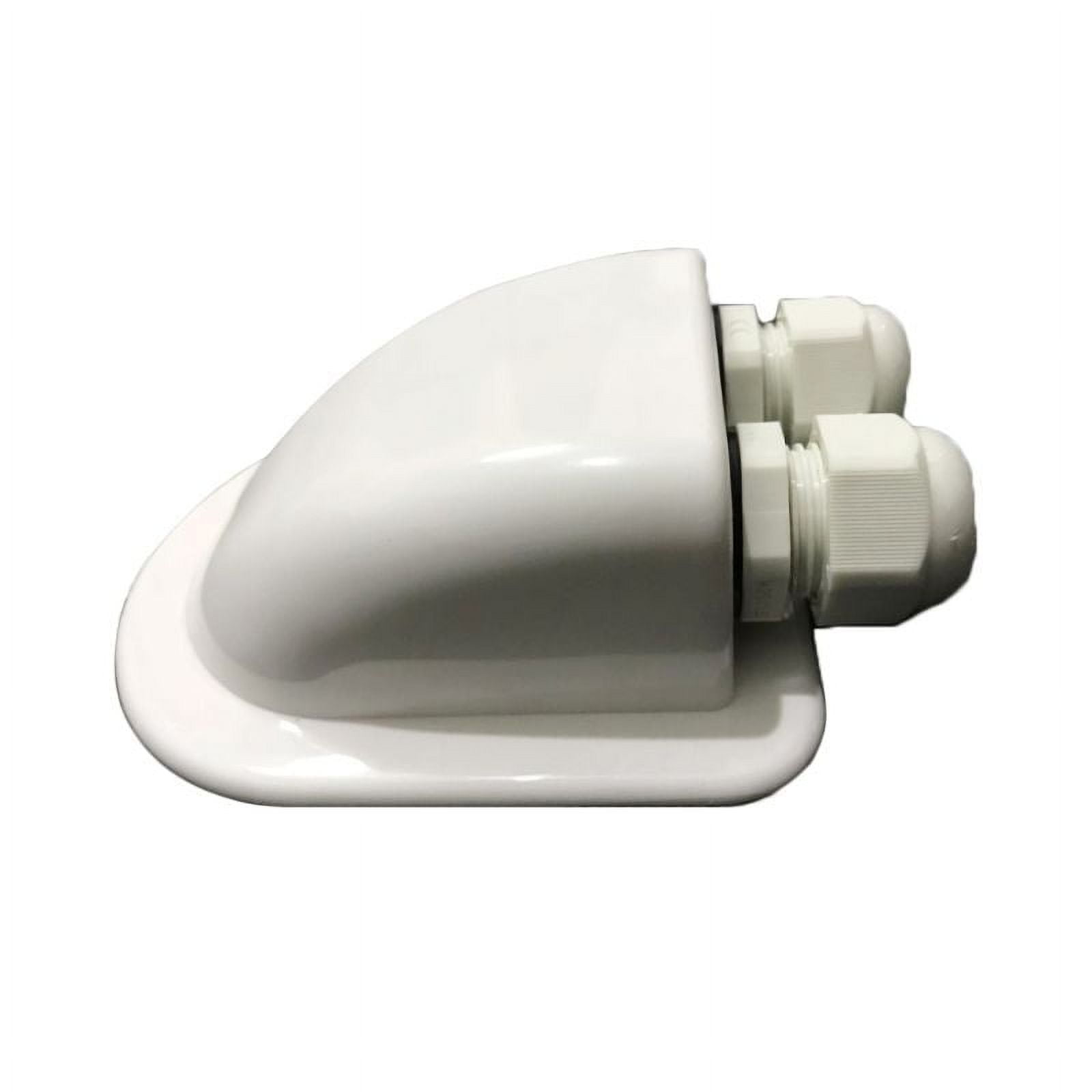 ZPAQI Wearproof Yacht Roof Junction Box 2 Holes Solar Panel Cable Entry ...
