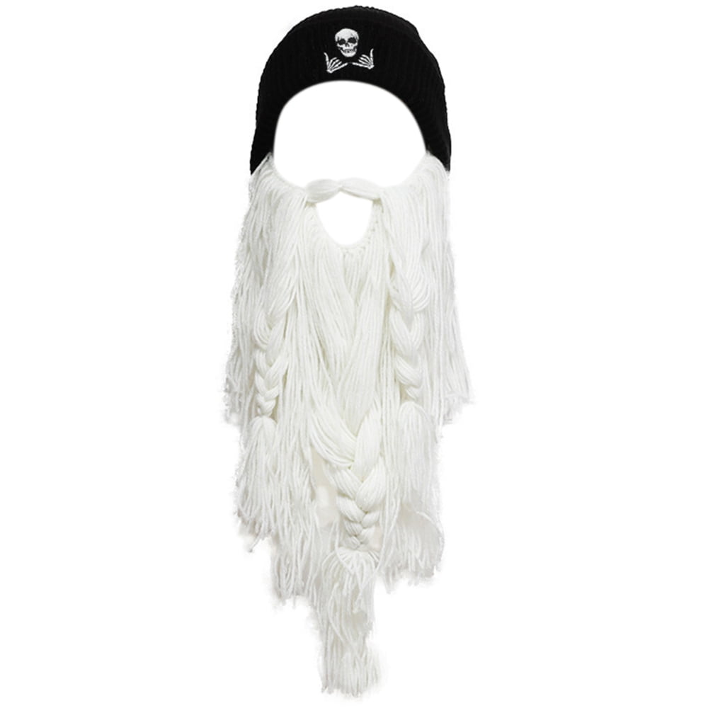 ZPAQI Winter Elastic Size Beard Hat Balaclava Full Face Cover for Adult ...