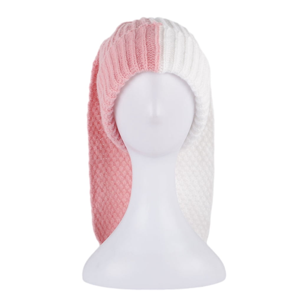 ZPAQI Winter Hat Rabbit Hat Long Ear Cute Oversized Hats Headdress ...