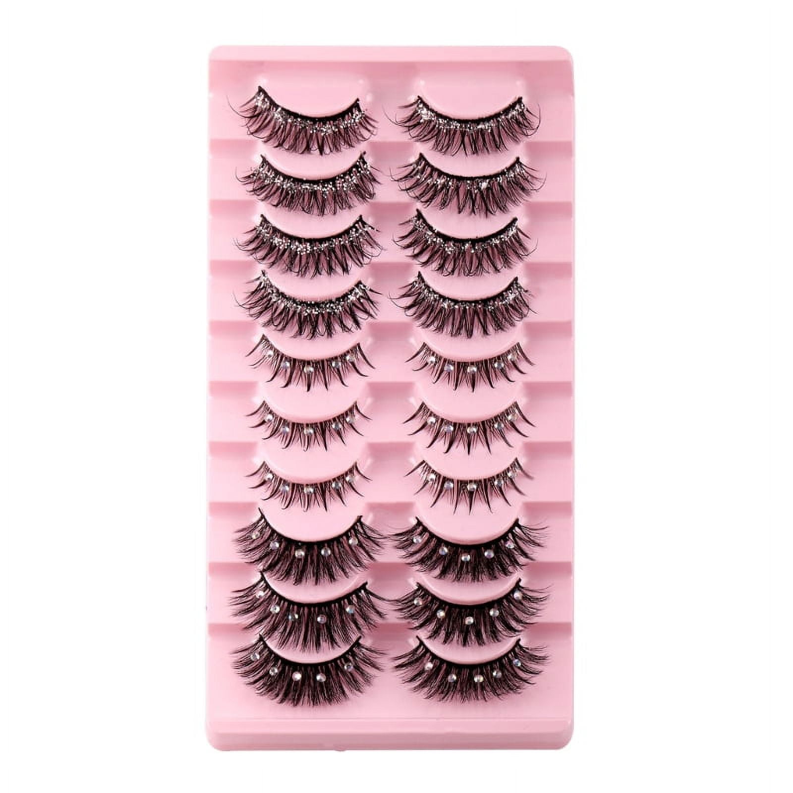 ZPAQI Wispy Fluffy Lash Clusters Butterfly Lashes Box Butterfly False ...