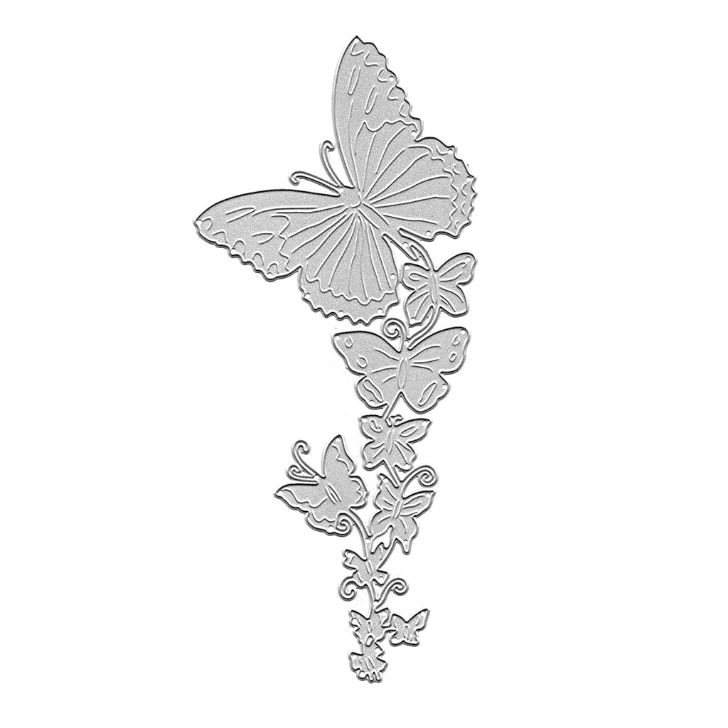 ZPAQI for Butterfly Border Frame Metal Die-Cut Border Cutting Stencil ...