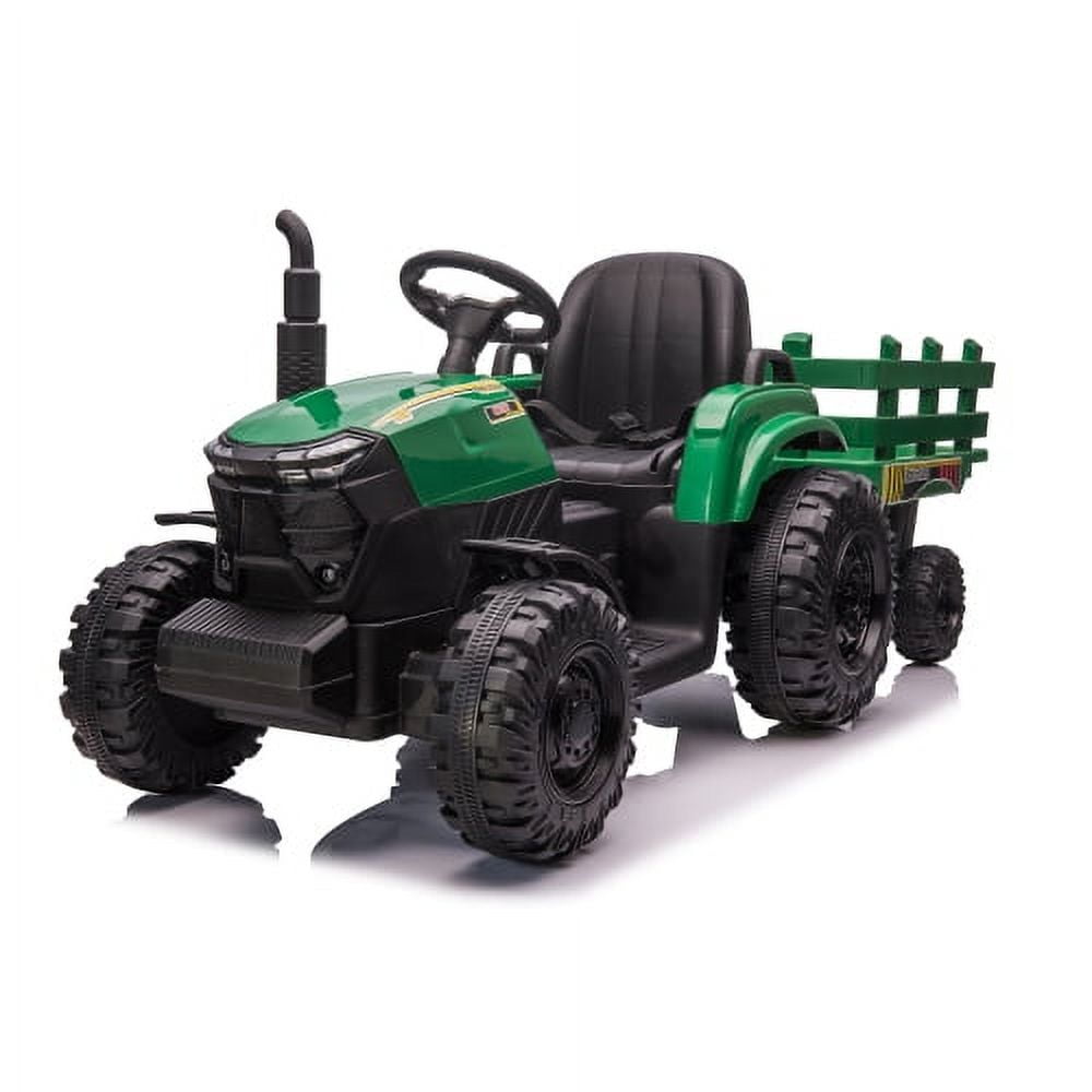 ZPL 24V Ride on Toy for Big Kids, Ride On Tractor Truck with Parent ...