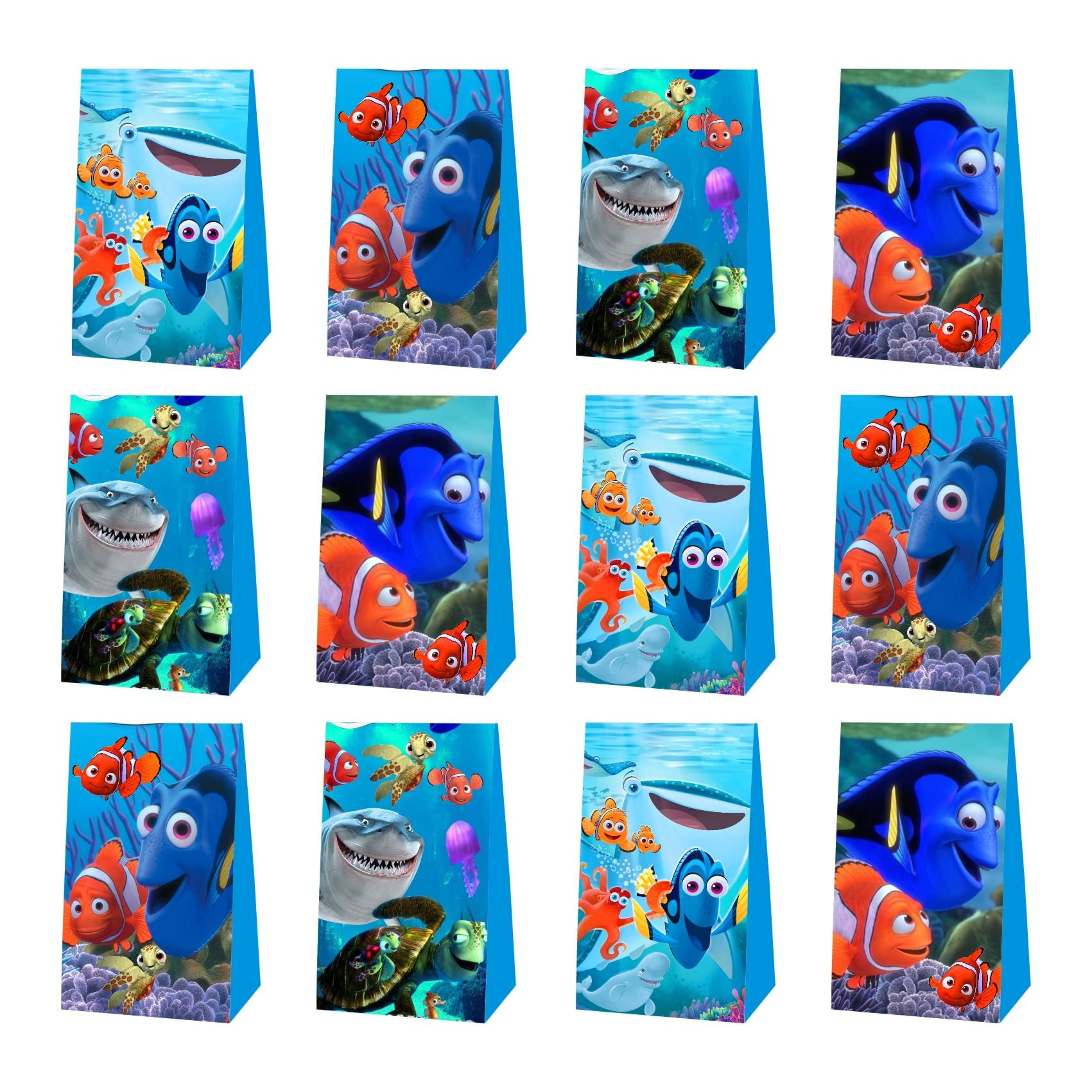 ZPLHBHX 12 CM31 Pack Finding Nemo Party Favor Gift Bags Under the Sea ...