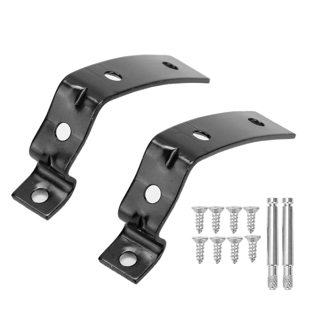 ZPSHYD Glove Box Lid Hinge Repair Brackets Fix Kit, Black Replacement ...
