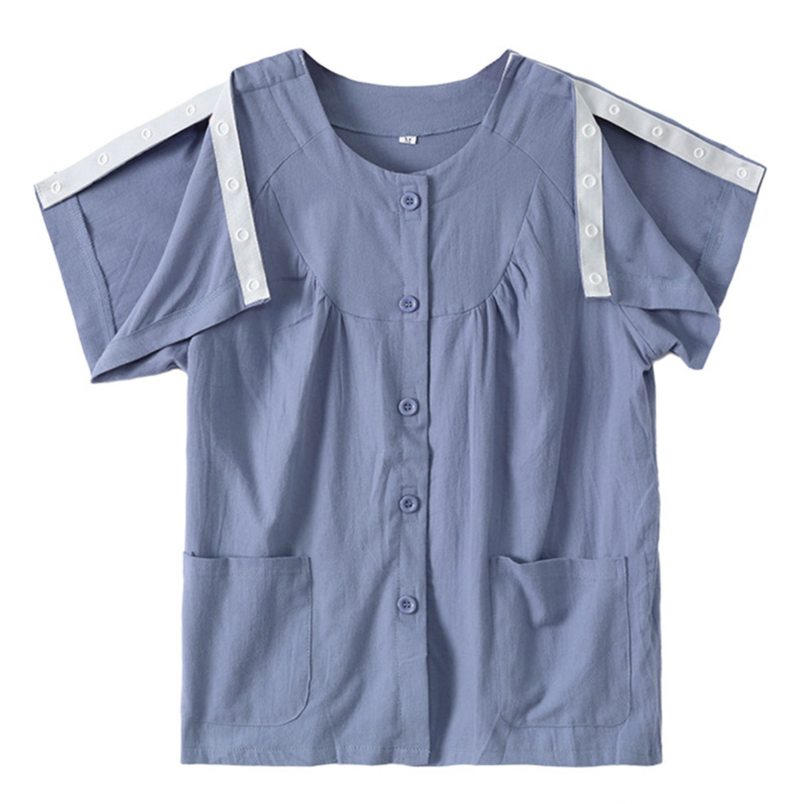 ZPYESWOW Plus Size Tshirts for Women Women's Short Sleeve Surgery ...