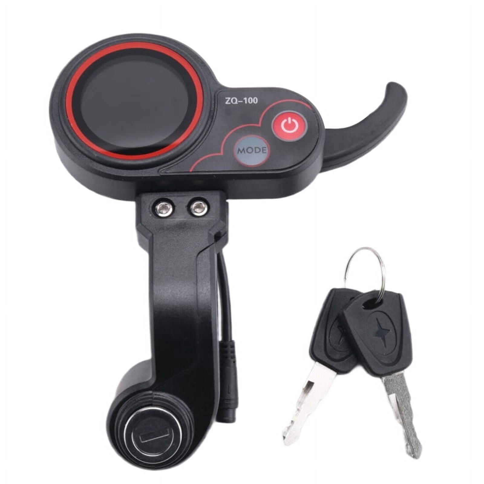 ZQ-100 Mileage Meter with Key Speed Adjustable Electric Scooter Meter 6 ...