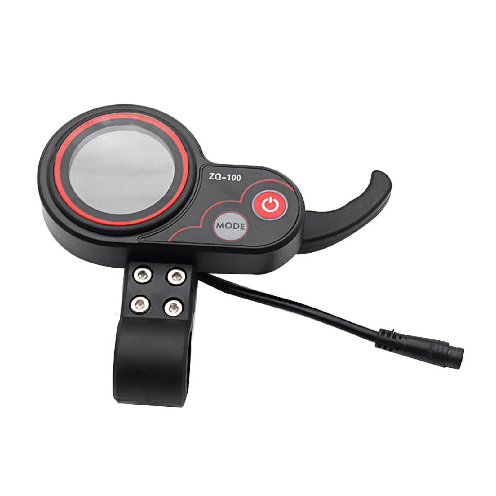 ZQ-100 Mileage Meter Speed Adjustable Electric Scooter Meter 6 Pin ...