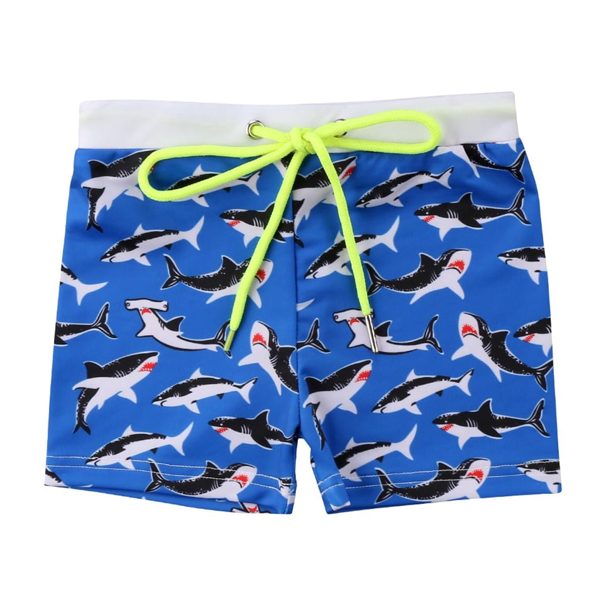 ZQC Little Boys Swim Trunk Shark/Star/Striped Printed Low Cut Swimming ...