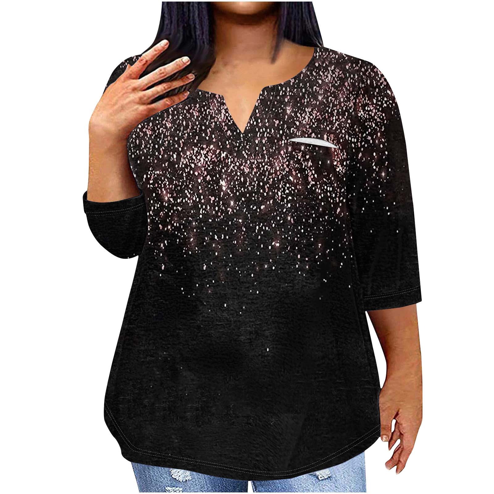 ZQGJB Plus Size Tunic Tops for Women Casual 3/4 Sleeve Summer Color ... ZQGJB Plus Size Tunic Tops for Women Casual 3/4 Sleeve Summer Color ...