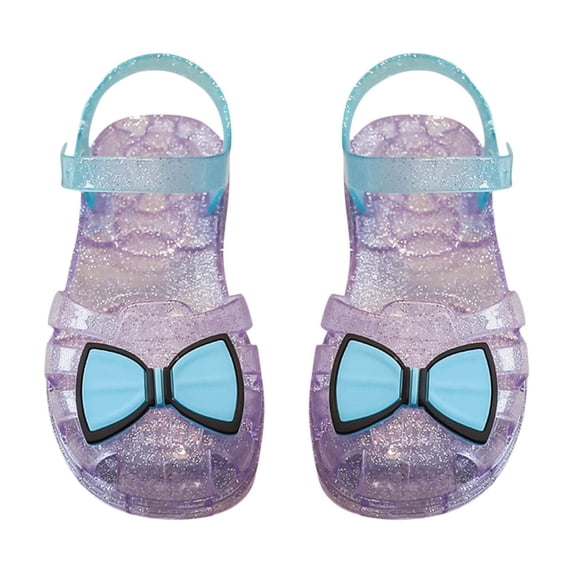 ZQUUVOU Girls Jelly Gladiator Sandals Bow Detail Soft Sole Princess ...