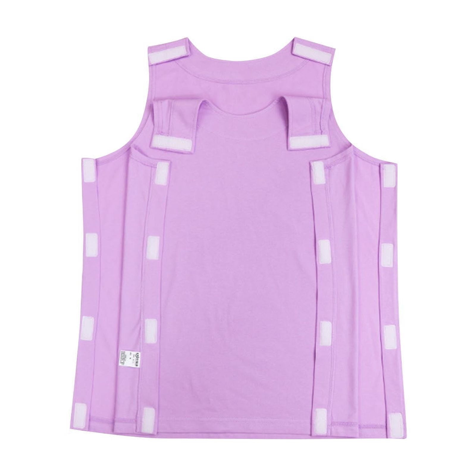 ZQUUVOU Unisex Shoulder Snap-Access Tank Tops Post Surgery Shirts Tear ...