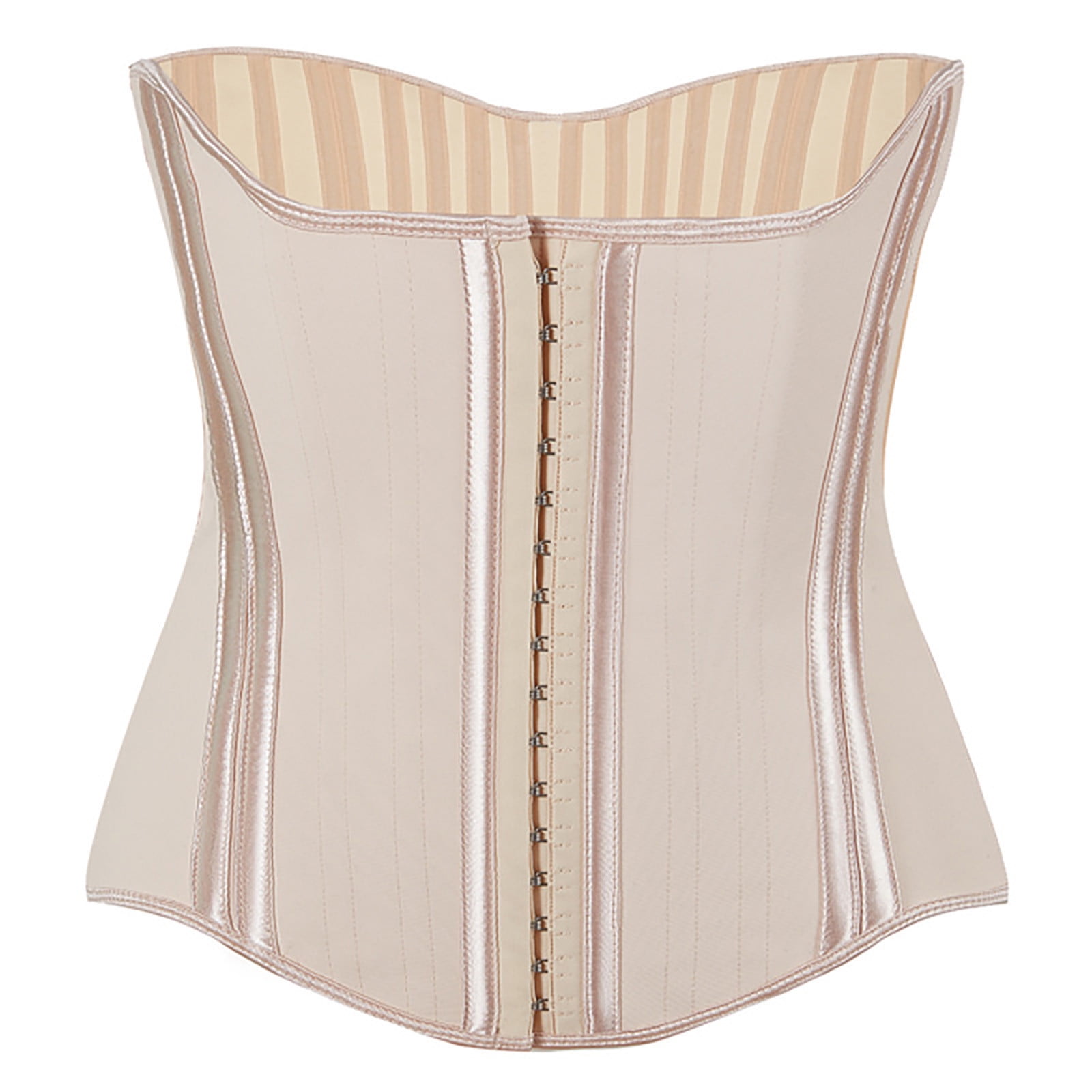ZQUUVOU Waist Trainer for Women Latex Lengthened Torso Underbust Waist ...